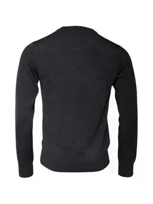 Dolce & Gabbana Logo Plaque Crew Neck Sweater