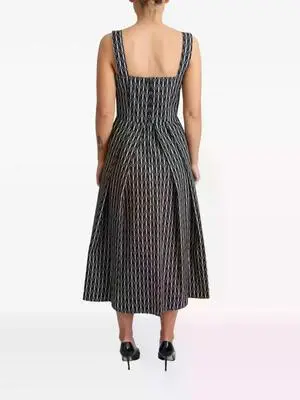 Dolce & Gabbana Geometric Print A-line Midi Dress