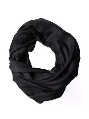 Dolce & Gabbana Crown-print Scarf - Black