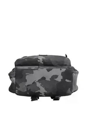 Dolce & Gabbana Camouflage Print Logo Plaque Backpack