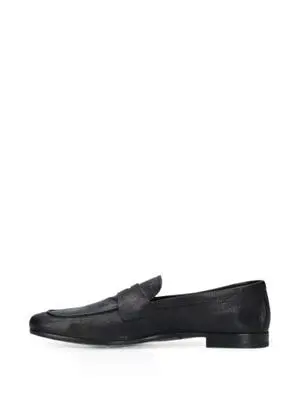 Prada Logo-print Leather Loafers