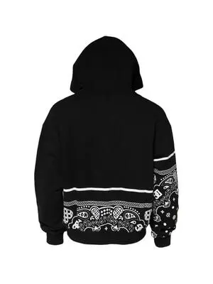 Dolce & Gabbana Bandana Print Drawstring Hoodie