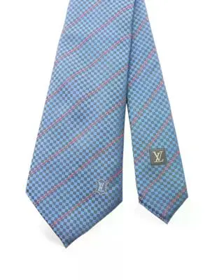 LOUIS VUITTON Logo Detail Neck Tie