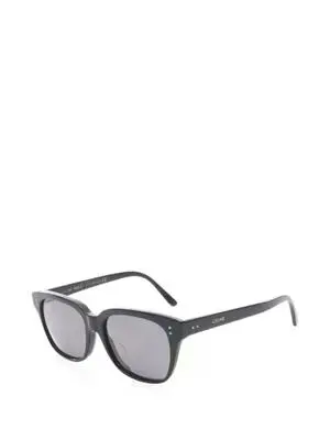 Celine Square Frame Sunglasses With Silver-tone Studs
