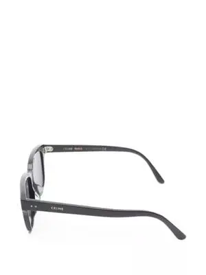 Celine Square Frame Sunglasses With Silver-tone Studs