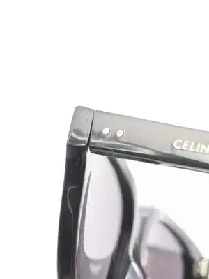 Celine Square Frame Sunglasses With Silver-tone Studs