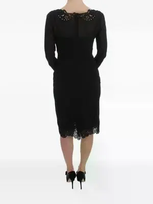 Dolce & Gabbana Laser-cut Silk Midi Dress