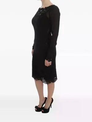 Dolce & Gabbana Laser-cut Silk Midi Dress
