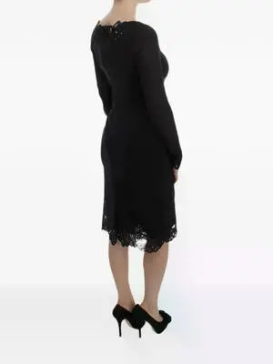 Dolce & Gabbana Laser-cut Silk Midi Dress
