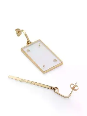 MAISON MARGIELA Rectangular Drop Earrings