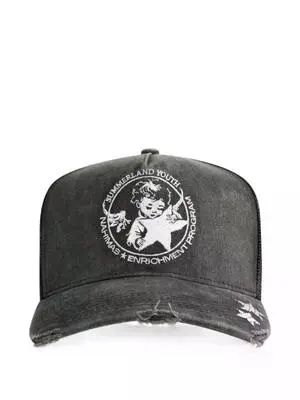 NAHMIAS Youth Enrichment Distressed Trucker Hat - Black