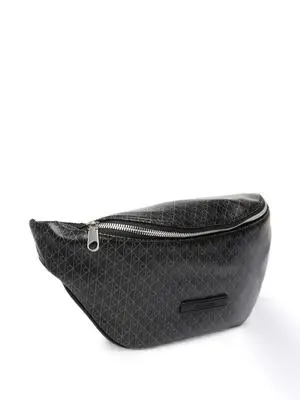 Calvin Klein Monogram Print Logo Plaque Belt Bag