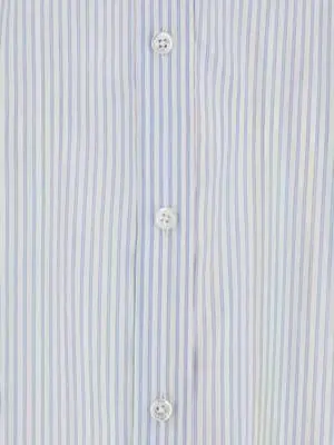 THE ROW Striped Contrast Detail Shirt