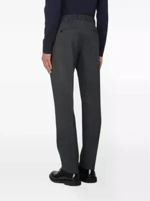 PT TORINO Mélange-effect Tailored Trousers