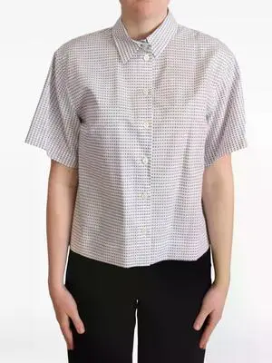 Dolce & Gabbana Polka Dot Print Cotton Shirt
