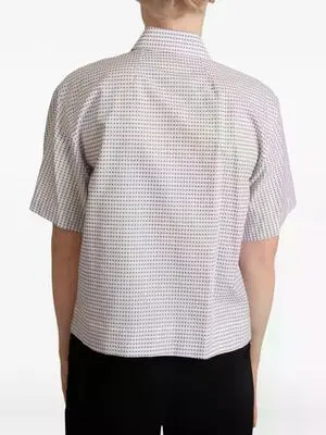 Dolce & Gabbana Polka Dot Print Cotton Shirt