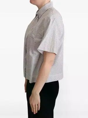 Dolce & Gabbana Polka Dot Print Cotton Shirt