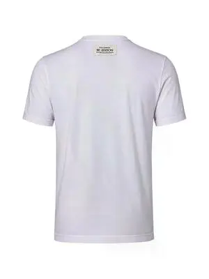 Dolce & Gabbana Chevron-patch Frayed T-shirt