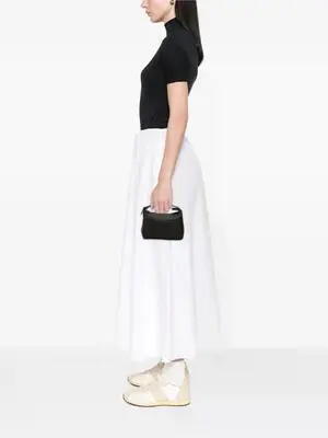 Fendi Zucchino Canvas Handbag - Black