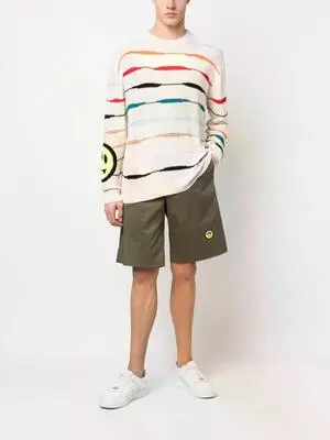 BARROW Logo Patch Bermuda Shorts