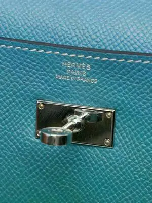 Hermès Epsom Kelly Long Wallet - Blue