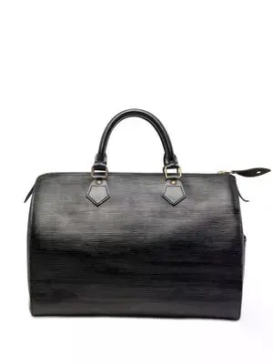 LOUIS VUITTON 1993 Epi Speedy 30 Boston Bag - Black