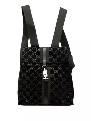 Gucci Gg Suede Jackie Backpack