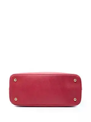 Prada Saffiano Lux Galleria Satchel - Red