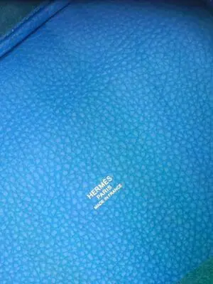 Hermès Clemence Picotin Lock 22 Handbag - Blue
