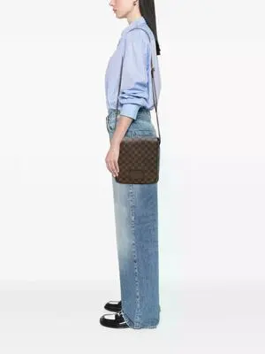 LOUIS VUITTON Damier Ebene Brooklyn Pm Crossbody Bag
