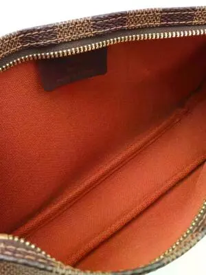 LOUIS VUITTON Damier Ebene Navona Shoulder Bag - Brown