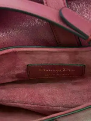 Dior Mini Goatskin Saddle Bag Satchel - Pink