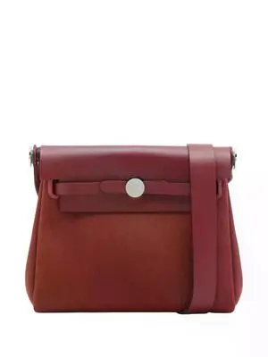 Hermès Herbag Zip 20 Crossbody Bag - Red