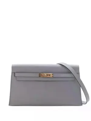 Hermès Epsom Kelly Elan Shoulder Bag - Grey