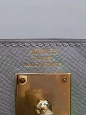 Hermès Epsom Kelly Elan Shoulder Bag - Grey