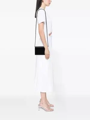 Gucci 2016-2026 Gg Marmont Calfskin Monochrome Wallet On Chain Crossbody Bag