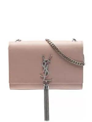 Saint Laurent Monogram Kate Tassel Crossbody Bag - Pink
