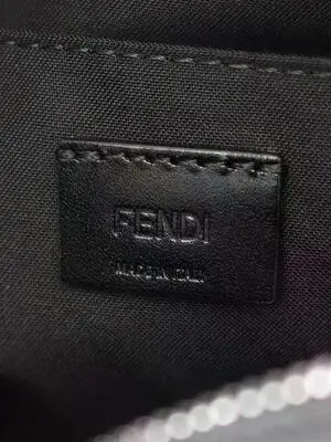 Fendi Leather Shoulder Bag - Black