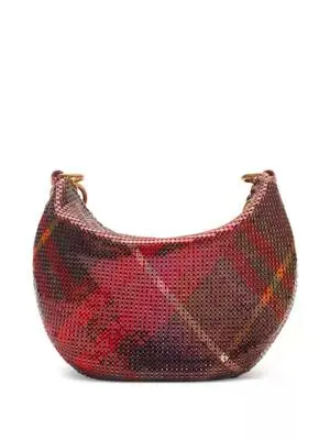 Burberry Check-print Chainmail Mini Bag