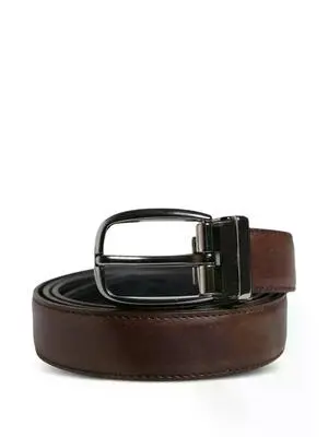 Dolce & Gabbana Leather Belt With Buckle Fastening - Brown