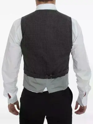 Dolce & Gabbana Polka-dot Two-tone Vest