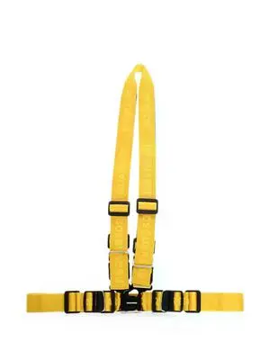 Dsquared2 Logo-embroidered Harness Belt - Yellow