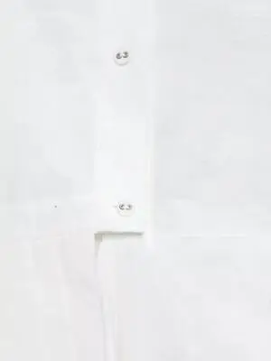 Victoria Beckham Asymmetrical Cotton Shirt