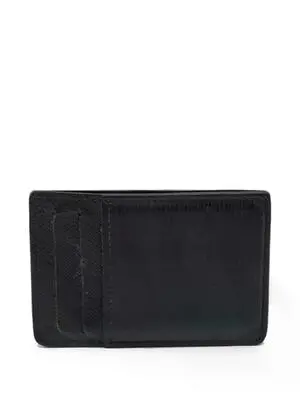 LOUIS VUITTON 2017 Neo Porte Cartes Leather Card Holder - Black