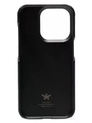 Mcm Aren Visetos-print Iphone 15 Pro Phone Case