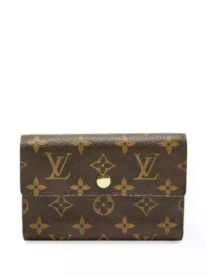 LOUIS VUITTON 2014 Alexandra Monogram Canvas Wallet - Brown