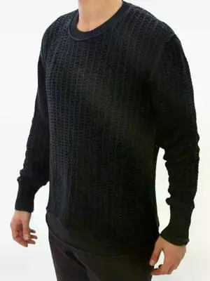 Dolce & Gabbana Netted Textured-knit Sweater
