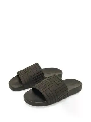 Bottega Veneta Embossed Logo Slides