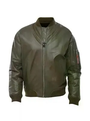 Dsquared2 Leather Bomber Jacket