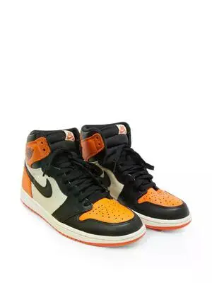 JORDAN 1 Retro Shattered Backboard High Top Sneakers - Black